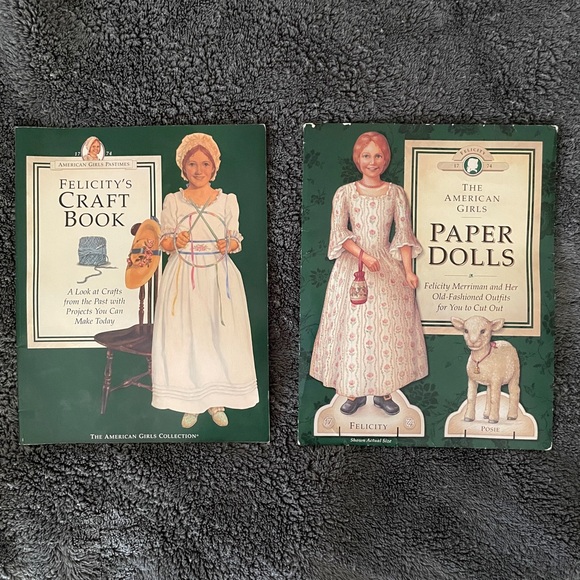 American Girl | Toys | Vintage American Girl Felicity Paper Dolls Craft ...